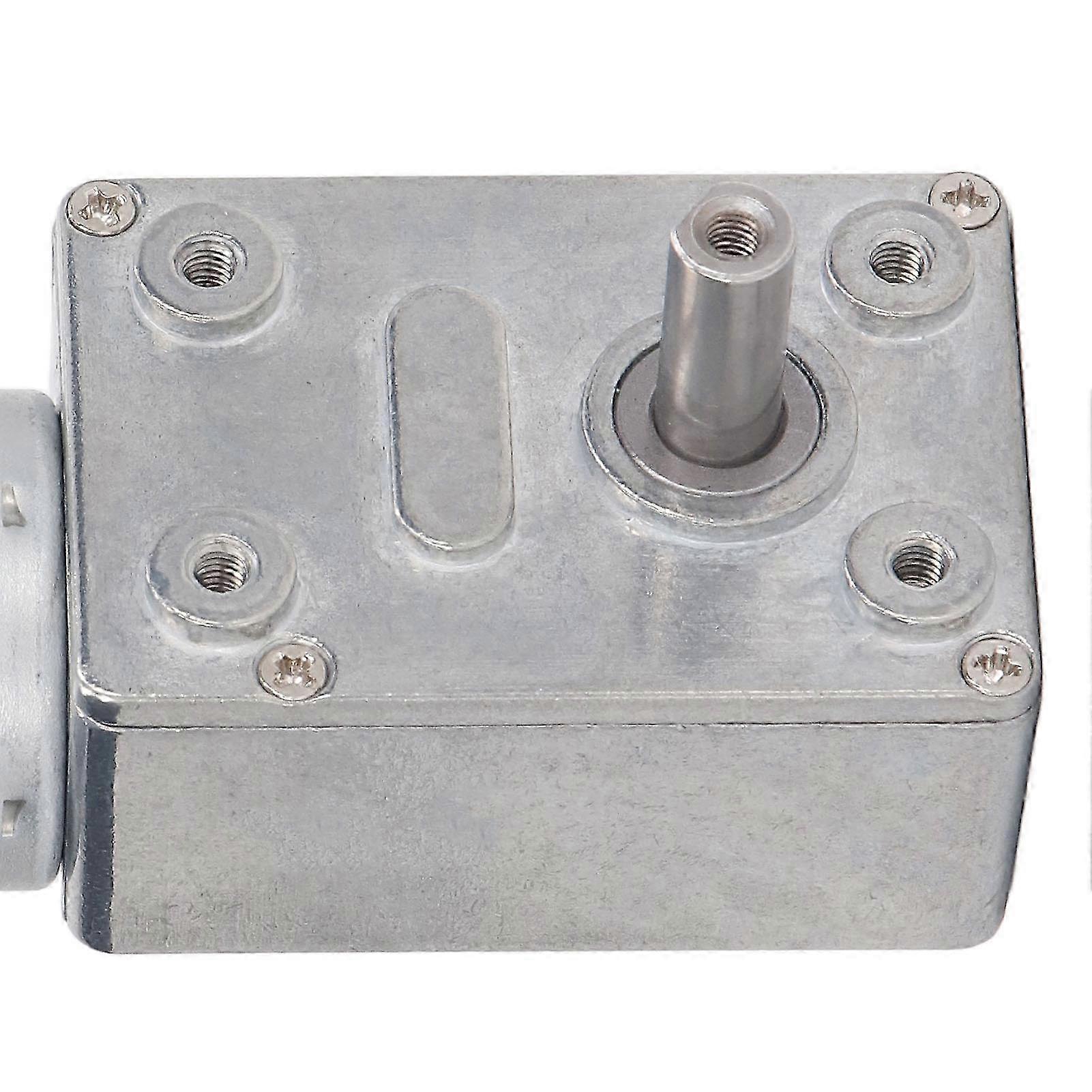 DC Motor 25kg.cm 12mm Double Shafts Self Locking Reversible Worm Gear ...