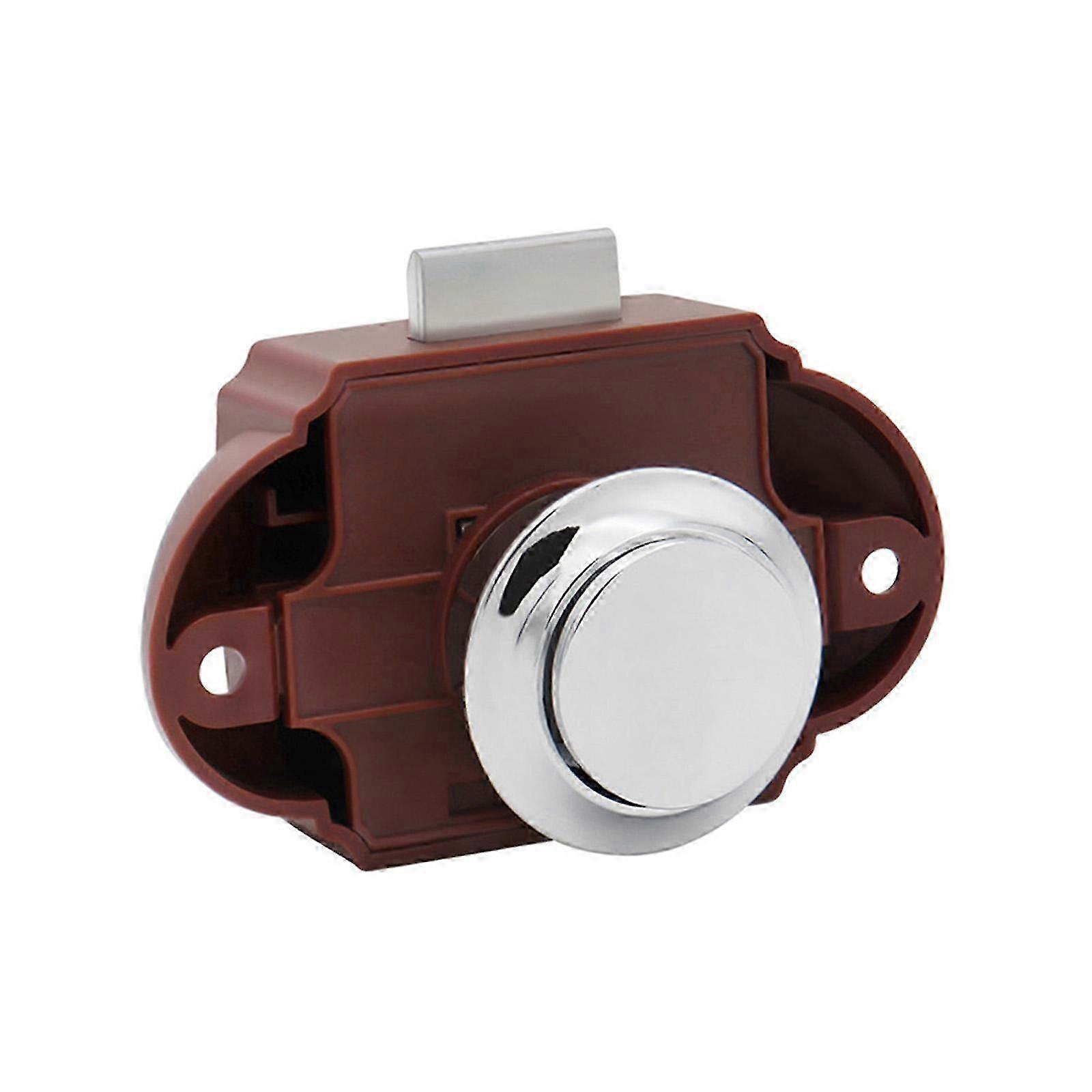 5x Push Button Drawer Lock RV Rv Boat Hardware, Latch Button Lock Rv ...