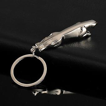 Fashion Men Car Auto Logo Jaguar Keychain Stylish Alloy Leopard Key ...