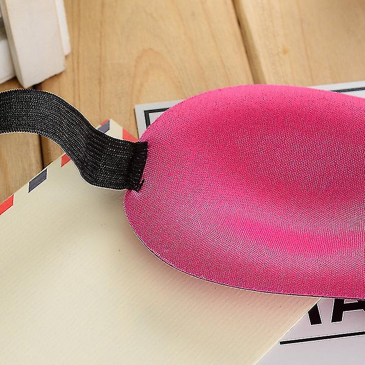 Soft Padded Travel Sleep Mask 3d Sponge Eye Cover Travel Aid Rest ...