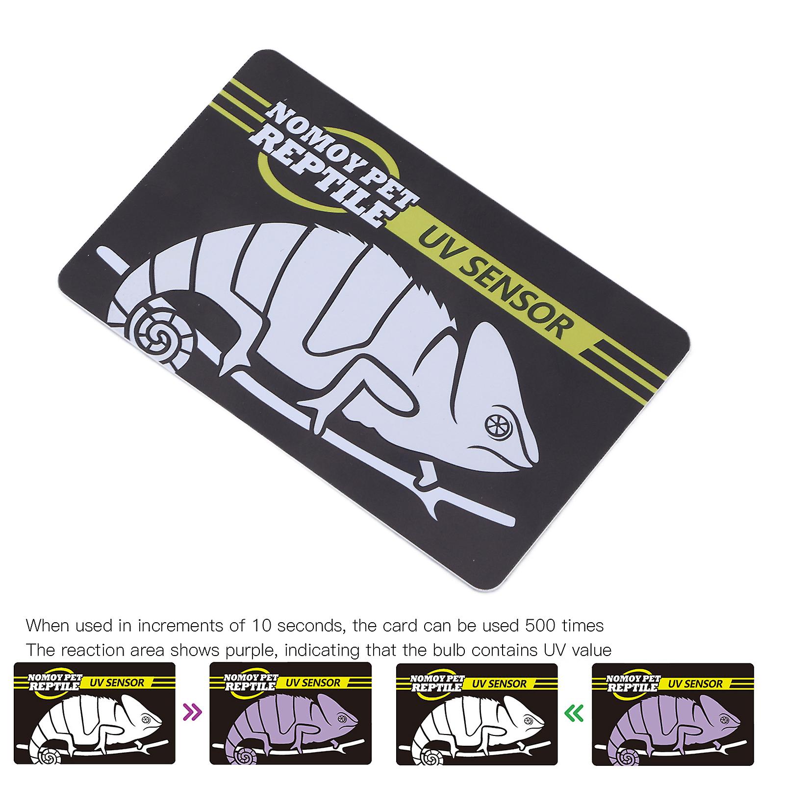 5pcs Crawl Pet Uv Test Card Easy Measurements Reusable Quick Test Uvb ...