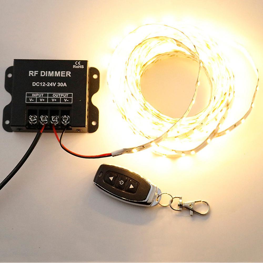 LED Dimmer 3-Button RF High-Power Wireless Remote Control DC12-24V ...