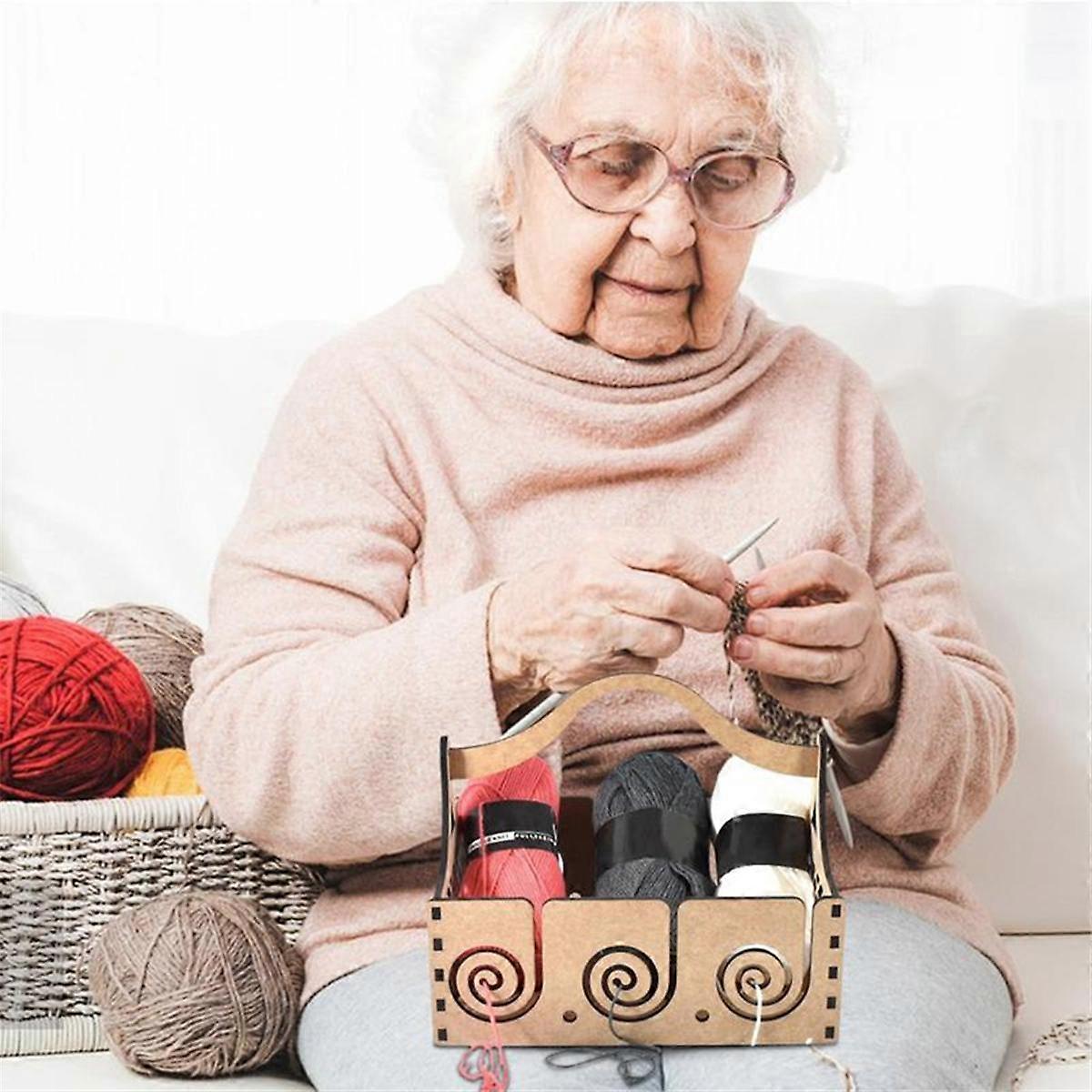 Yarn Bowls for Crocheting Crochet Holder Yarn Bowl Handmade Wooden Yarn ...