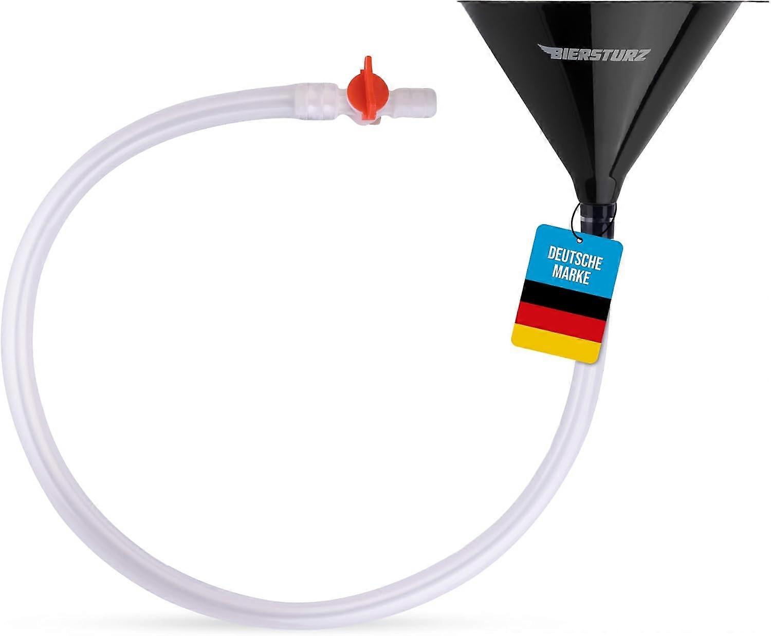 Beer Funnel Beer Bong Drinking Game with 1.5 Litre Funnel, 1 m Hose, Valve - Gadget for ...