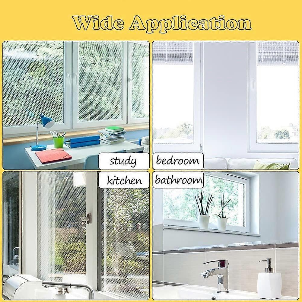 Self Adhesive Invisible Window Screen 1.3m x 1.5m Insect Flying Window ...