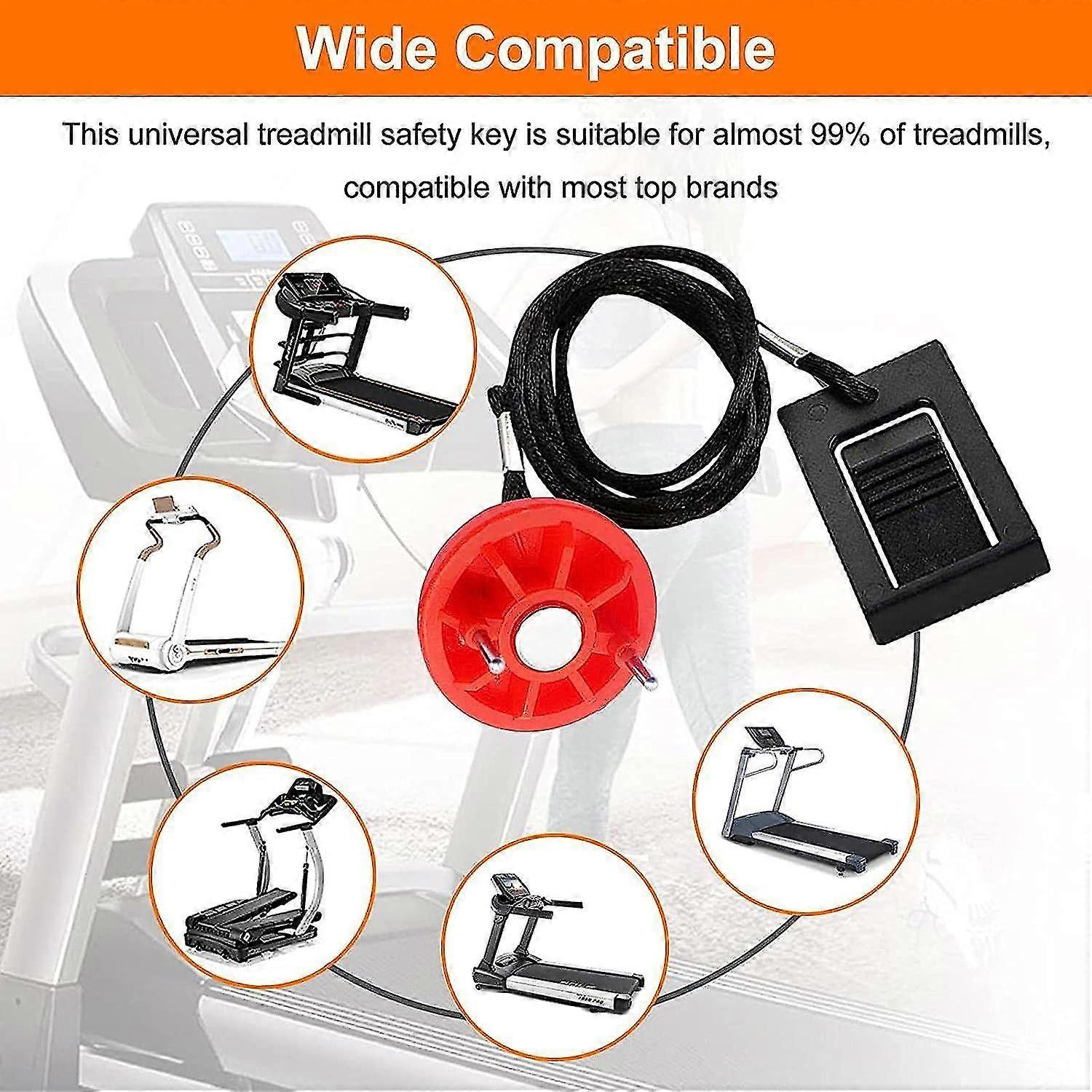 Universal Running Machine Safety Key Treadmill Magnetic Security Switch ...