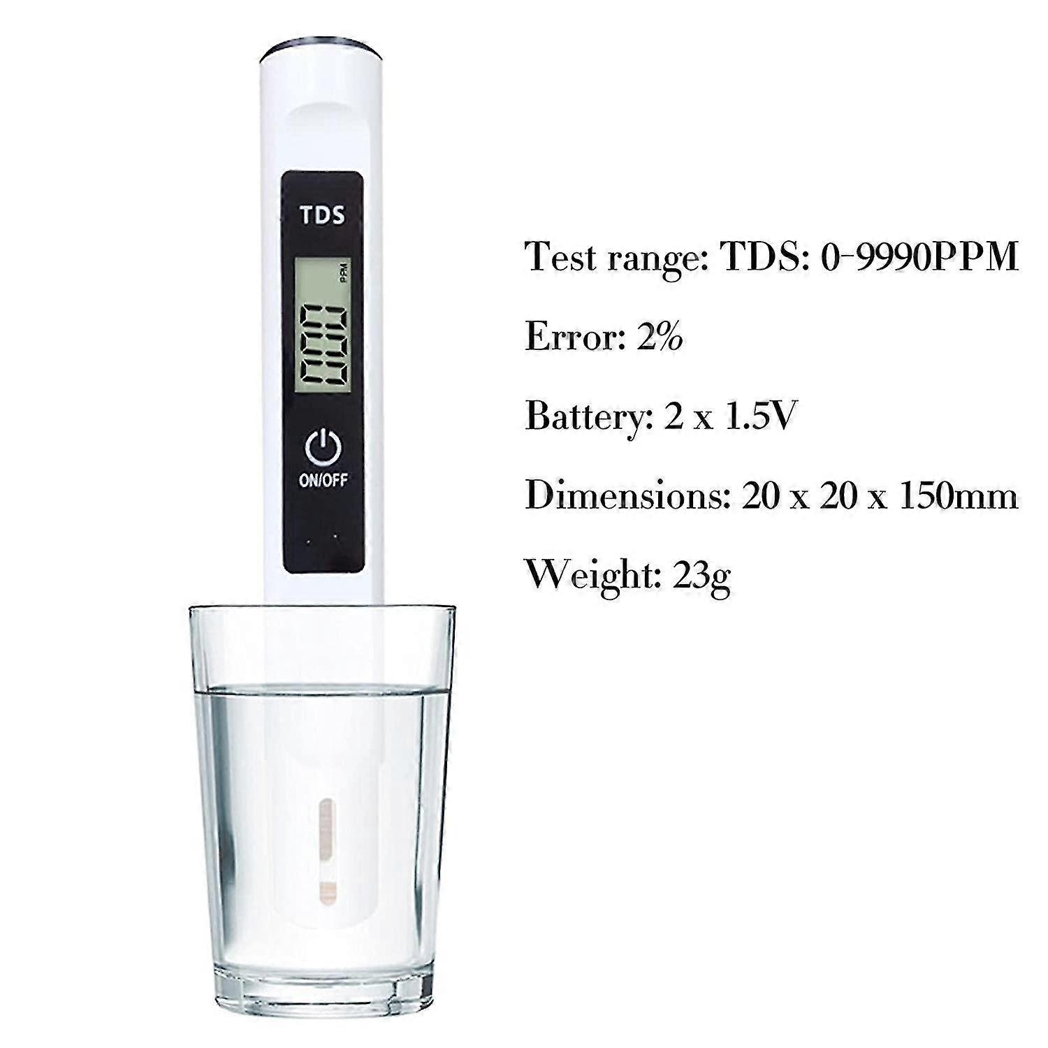 1pcs Electronic Ph Tester Tds Meter Water Quality Tester Tds Ph Ec ...