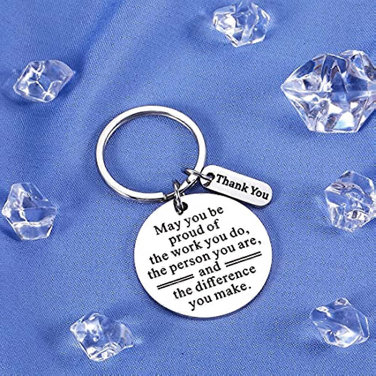Coworker Leaving Gifts Thank You Inspirational Keychain Team ...