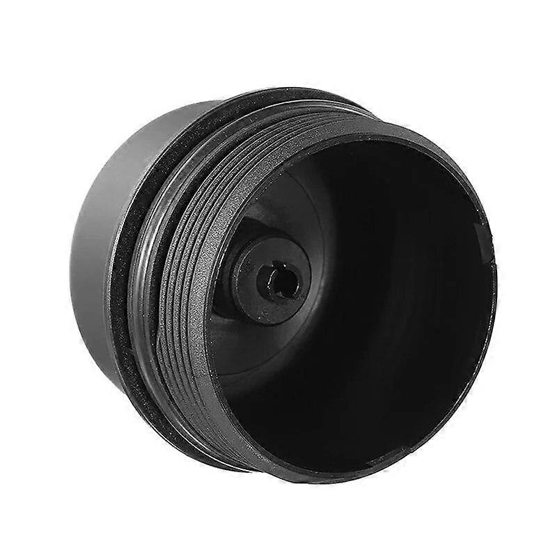 Black Car Oil Filter Cover Oil Filter Housing Top Covers Accessoreis ...