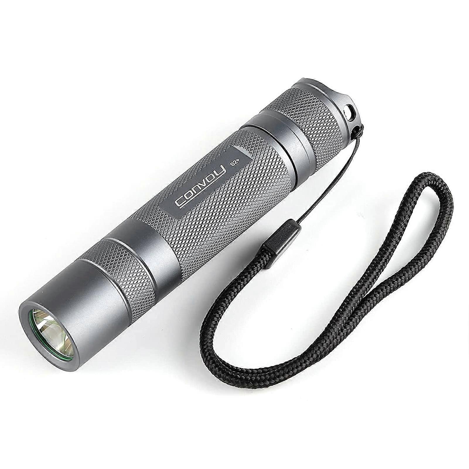 Convoy S2+ Flashlight, 18650 LED Flashlight Handheld Torch Light with ...