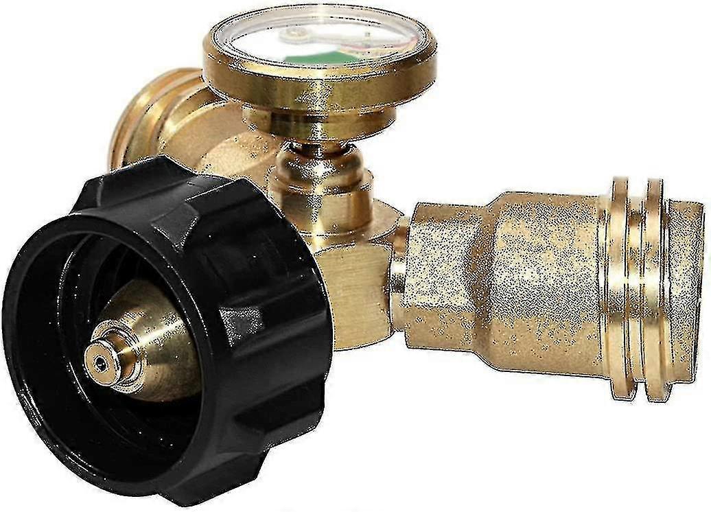 Barsinfi Splitter, Propane Tank Y Splitter Adapter, With Instrument, 2 ...