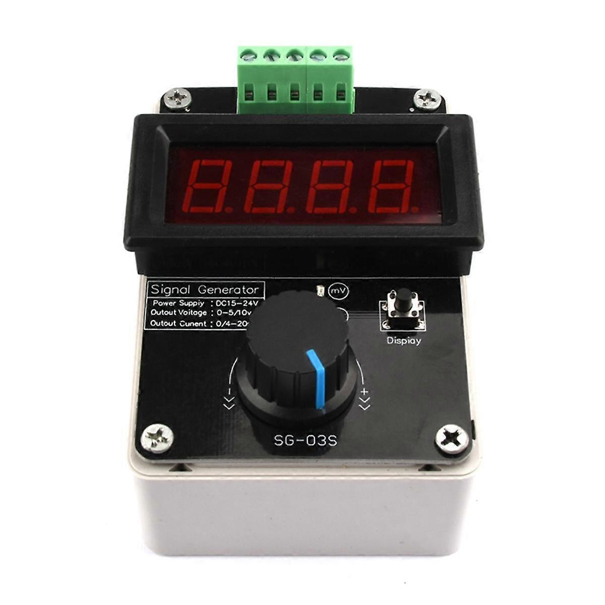 Digital 4-20MA 0-10V Voltage Signal Generator 0-20MA Adjustable Current ...