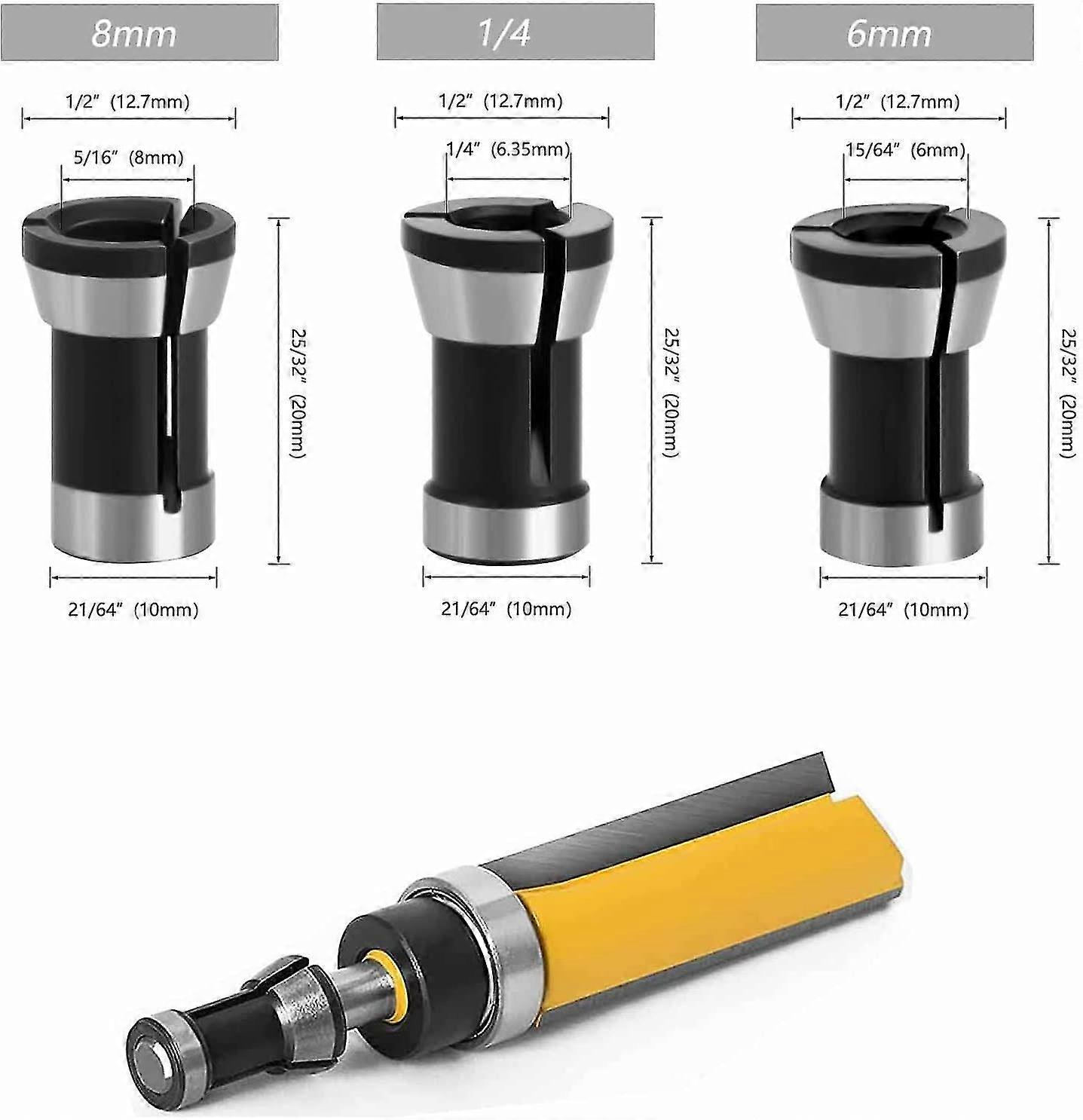 6-piece Collet Collet, Collet Collet Adapter, Collet Collet Adapter, 6 ...