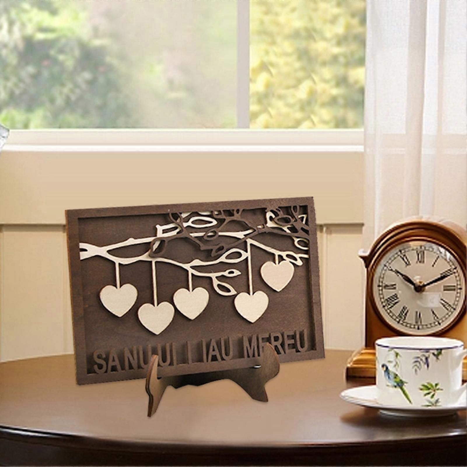 Desktop Ornaments Tree of Life Design Clear Printing Frame Engraved ...