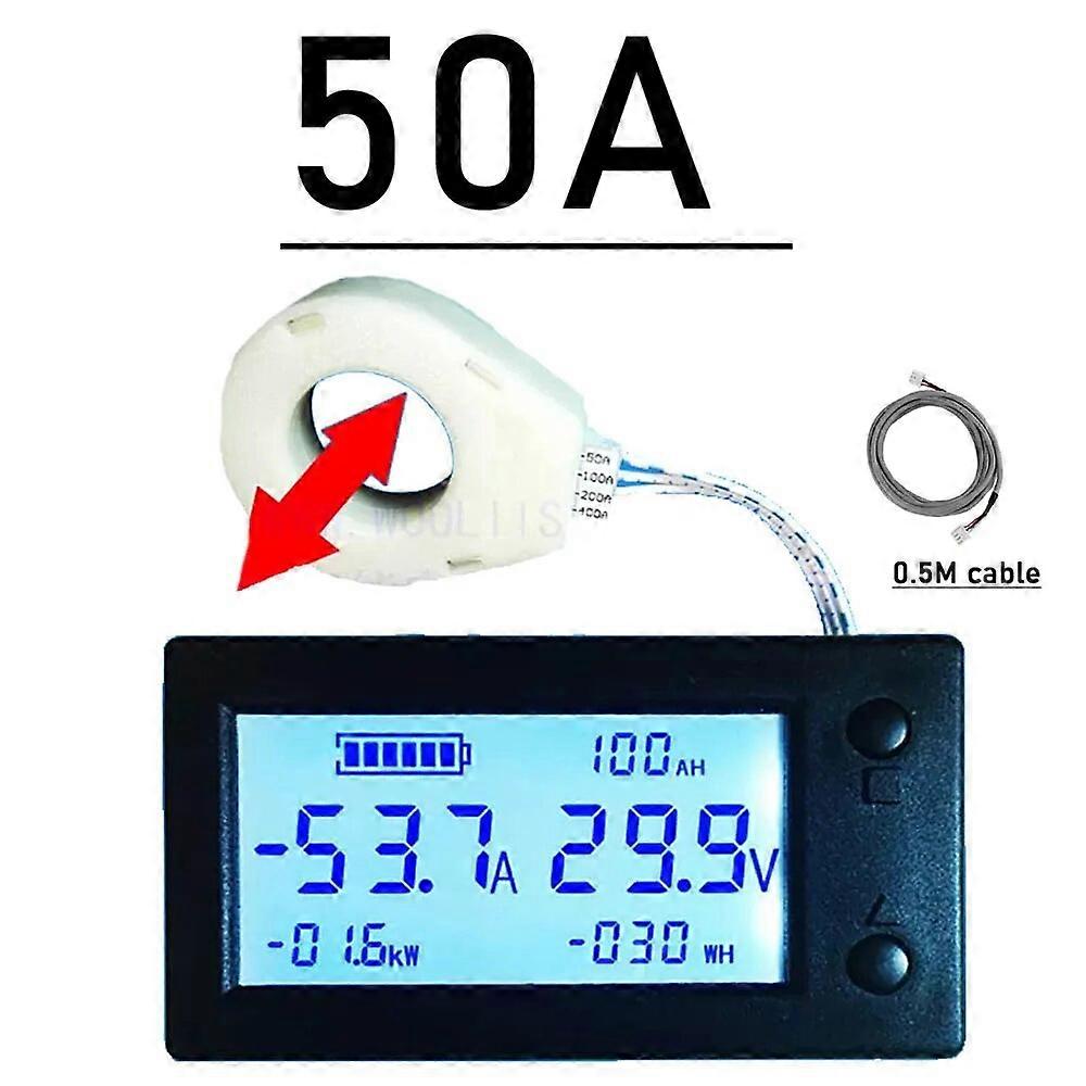 Smart bluetooth DC 300V 100A 200A 400A Lithium Battery Monitor Hall ...