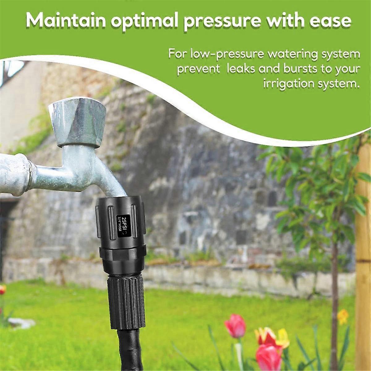 Drip Irrigation Pressure Regulator 25 PSI 3/4 Inch Hose Thread Drip ...