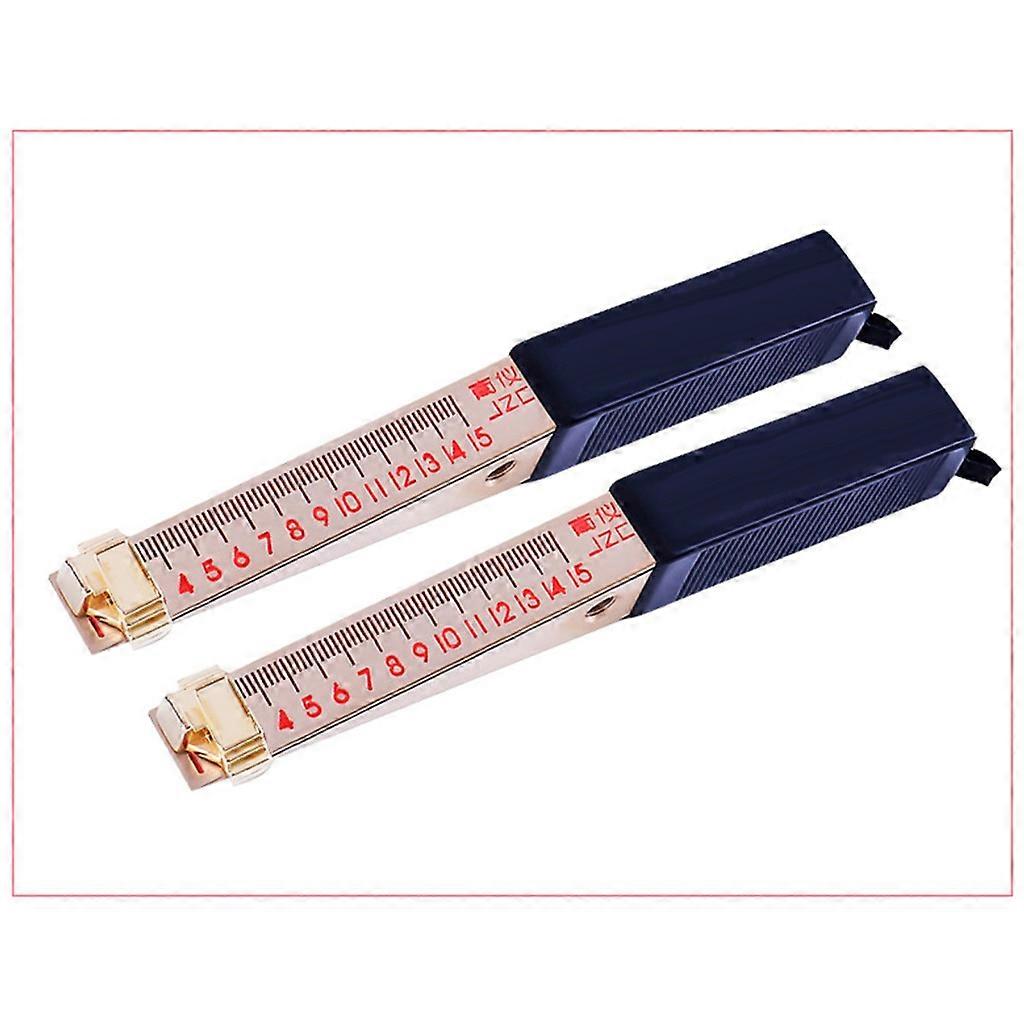 Feeler Gauge 1-15mm Engineering Inspection Wedge- Shaped Vernier Feeler ...