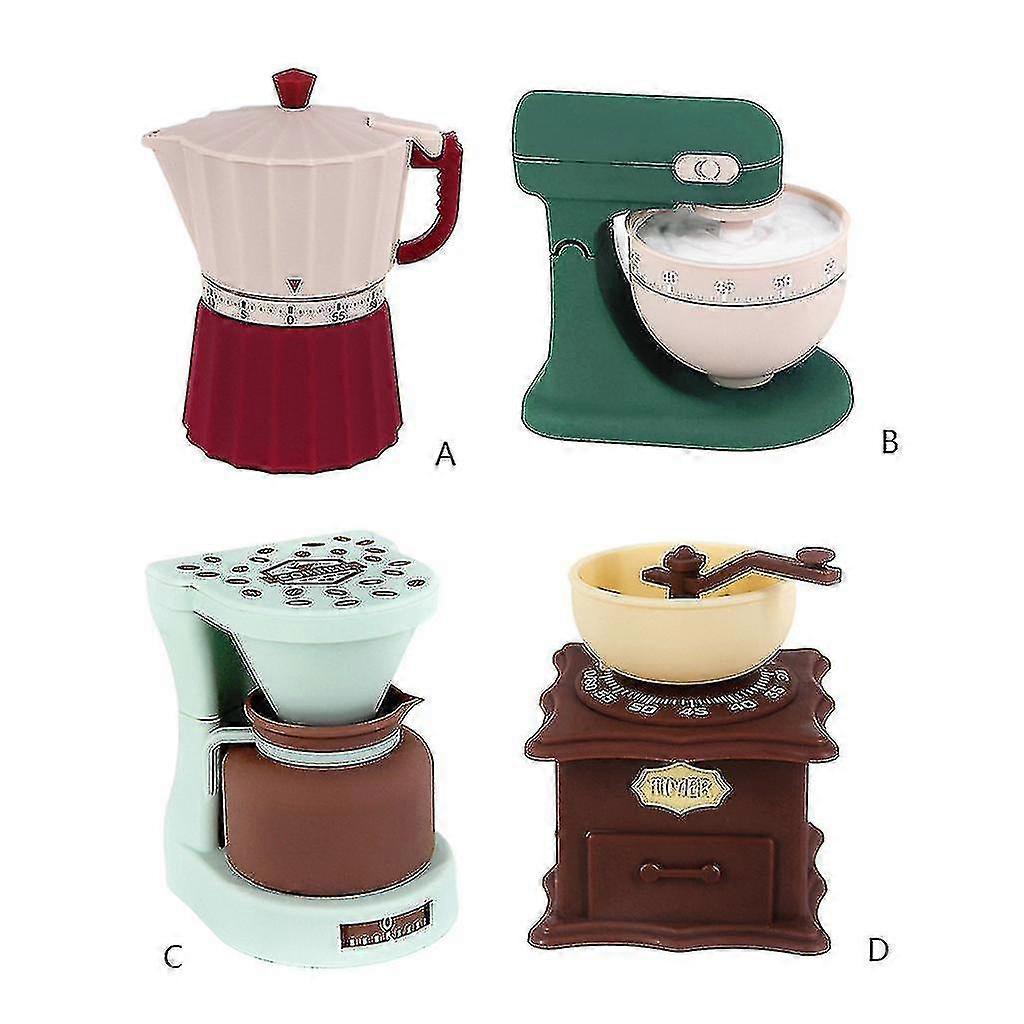 Mechnical Kitchen Timer Creative Coffee Machine Style Reminder ...