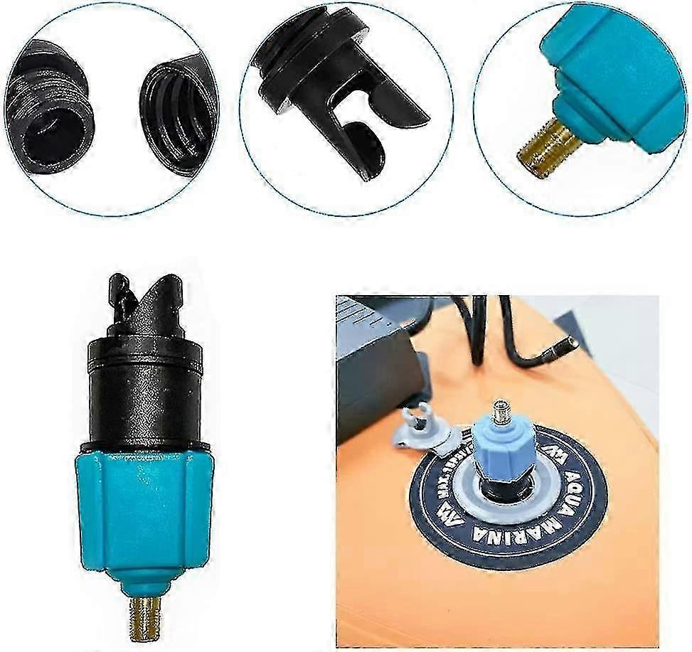 Paddle Board Pump Adapter Kayak Pump Adapter With 4 Air Valve Nozzles ...
