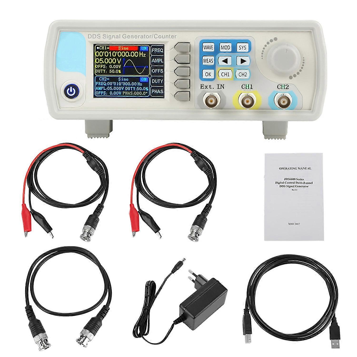 DDS Signal Generator Counter Digital Control Sine Frequency AC100-240V (60MHz ) | Fruugo UK