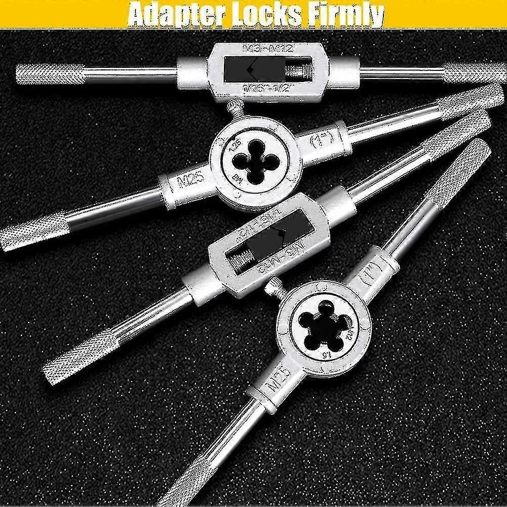 20 Pcs Tapping Tool, Set Of Steel Taps And Dies, Thread Screw ...