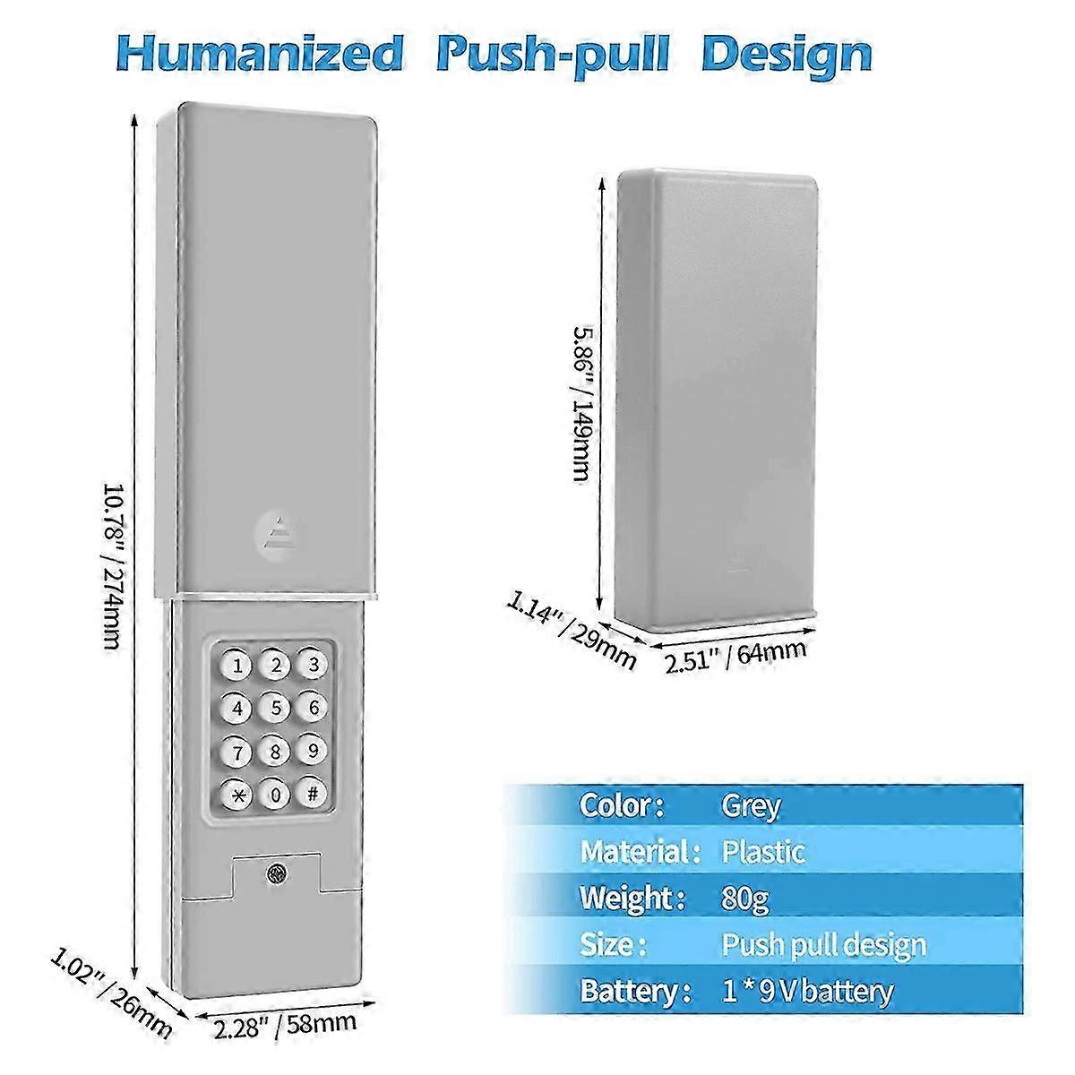 Universal Garage Door Opener Keypad Wireless Keyless Access Keyboard ...