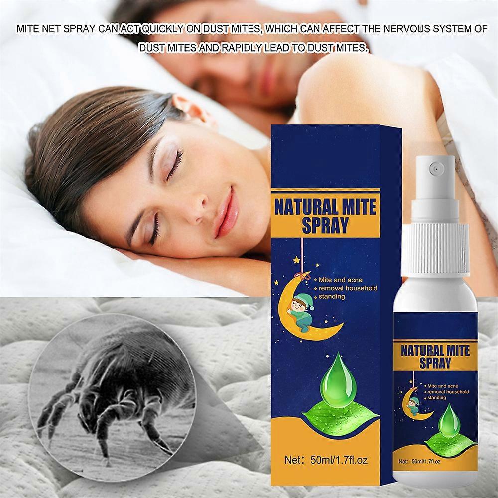 3PCS/1PC Natural Mite Spray, Bedroom Sterilization Mite Removal Spray ...