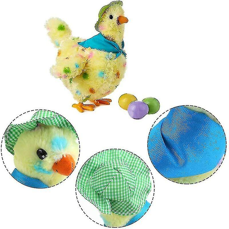 Electric Hen Musical Dancing Laying Eggs Kids Plush Toy Hot Gift ...