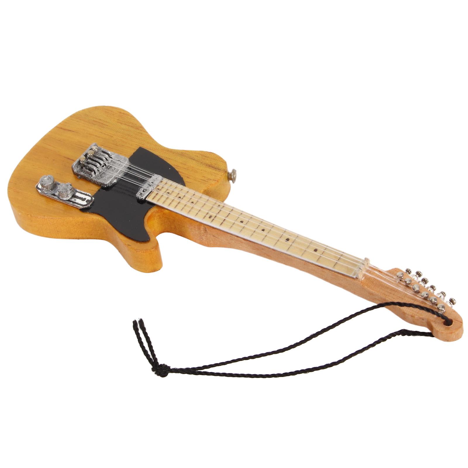 Mini Guitar Model Safe Smoothing Wood Simple Elegant Rich Details ...