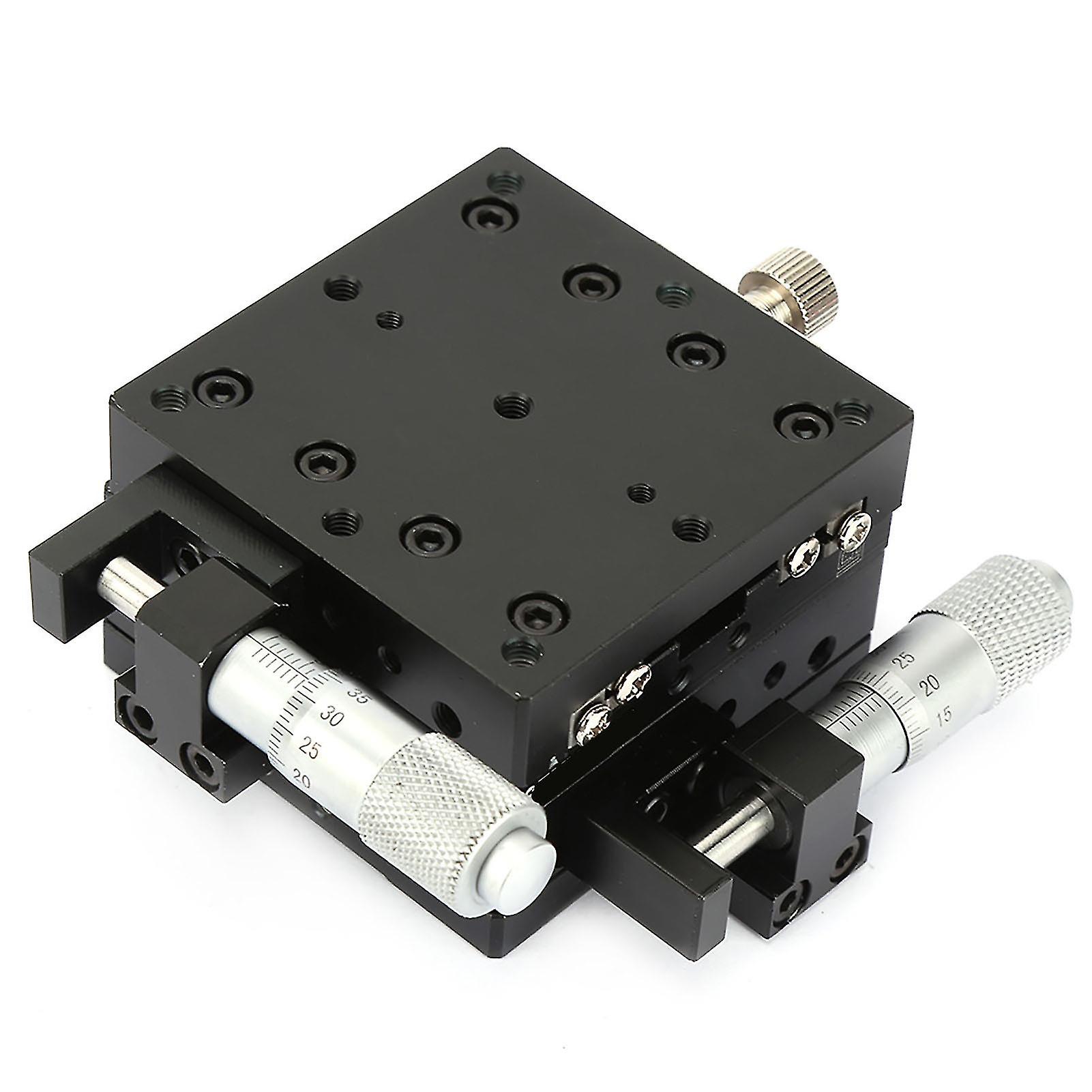Micrometer Linear Stage Cross Roller Slide Table 60x60x40mm Trimming ...