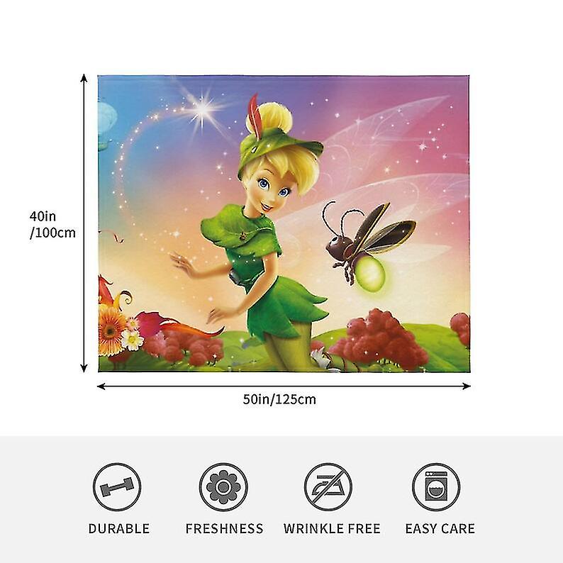 Disney Tinker Bell Custom Name Blanket Baby Girl Boy Blankets Throw ...