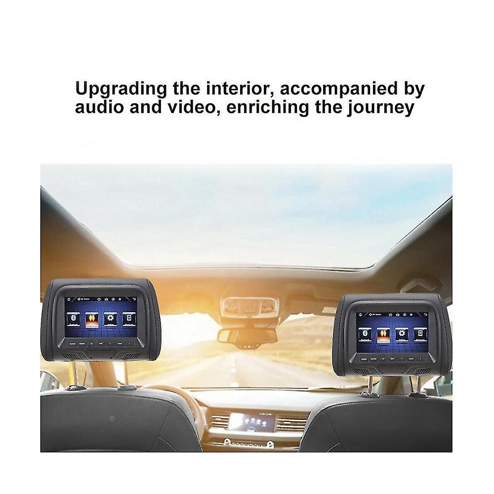 Universal 7inches Car Headrest Monitor Screen Rear Entertainment Multi ...