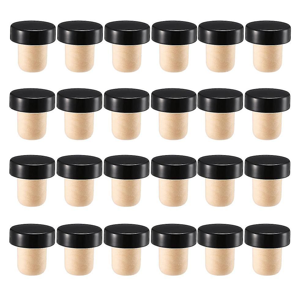 24pcs T-shaped Stopper Reusable Wine Cork Bottle Stopper Sealing Plug ...