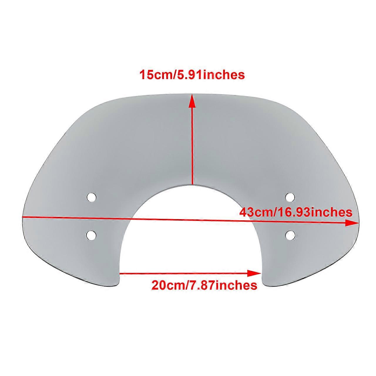 Motorcycle Windshield Scooter Windscreen Flyscreen Wind Deflectors for ...