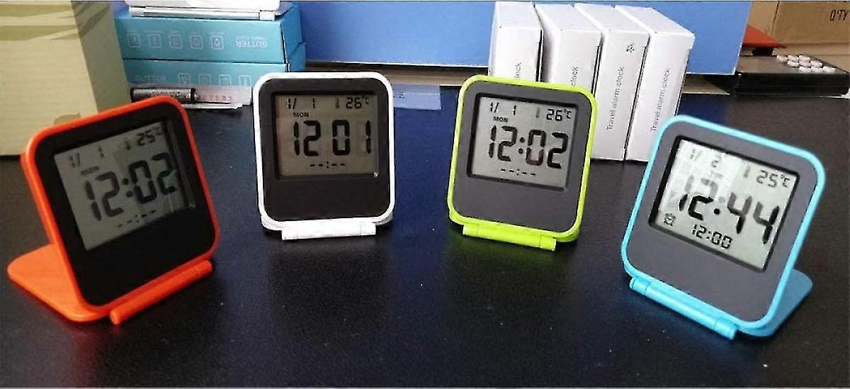 Small Mini Digital Travel Alarm Clocks,battery Operated Travel Clock ...