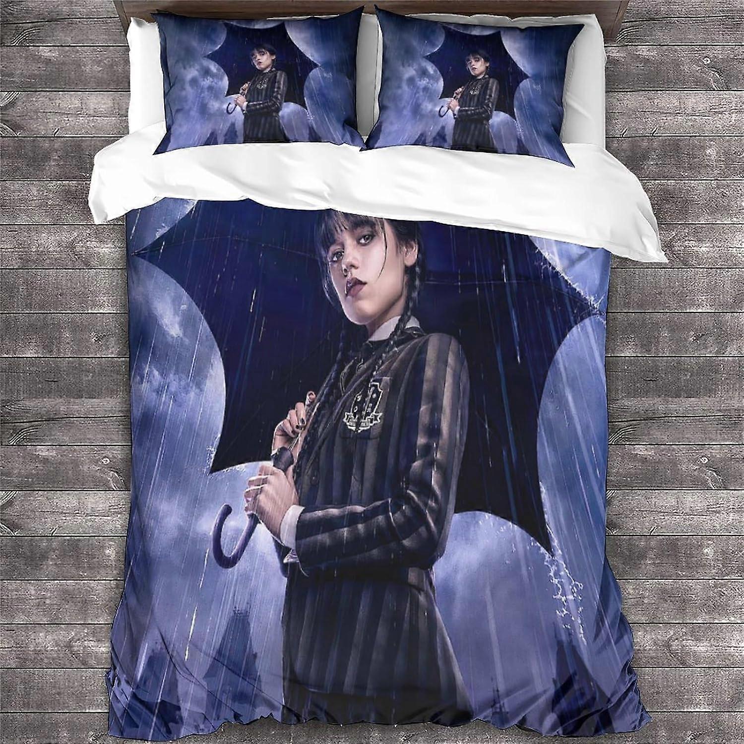 Wednesday Addams Bedding Set with Duvet Cover and Duvet Cover for ...