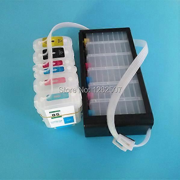 84 85 6Colors Bulk Ciss System Continuous Ink Supply System For HP84 85 ...