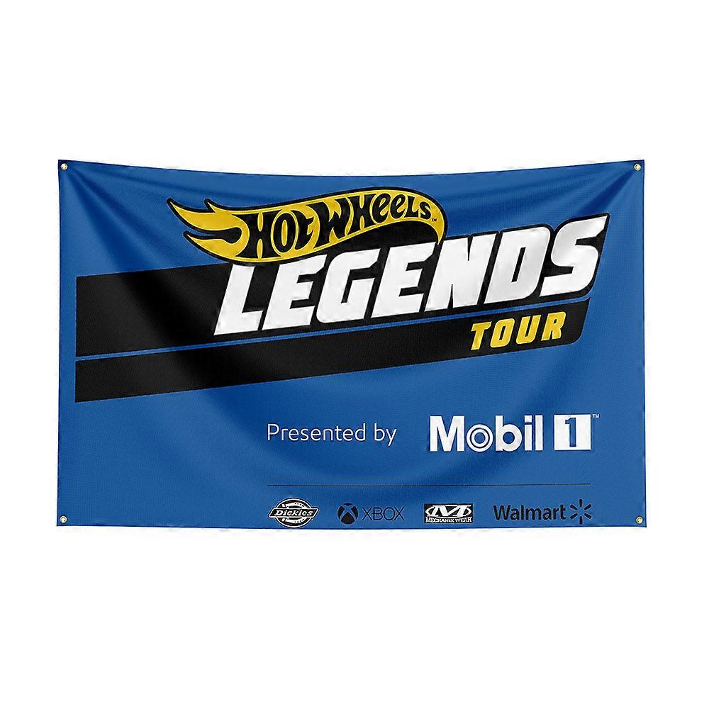 3x5 Hot Wheels Flag Polyester Printed Racing Car Banner For Decor ...