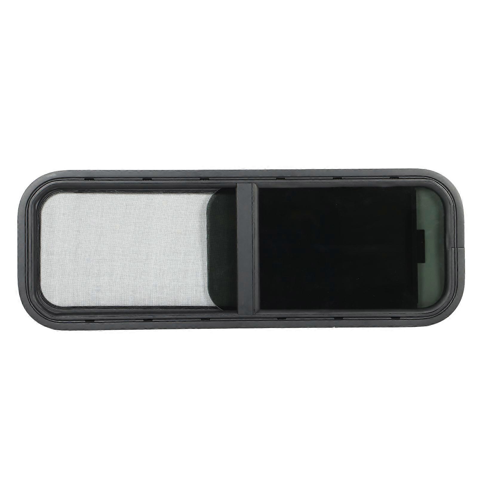 Camper Shade Window Glass RV Window 900x300mm Round Angle Sliding RV ...