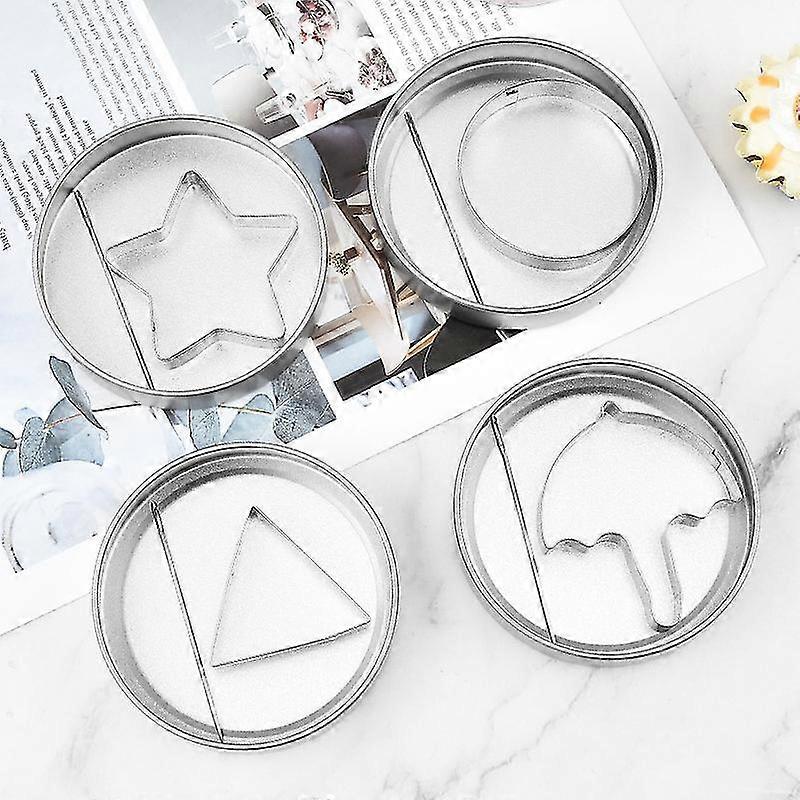 24 Pcs Squid Cookie Cutter Game Set, With Tin Box & Needle | Fruugo UK