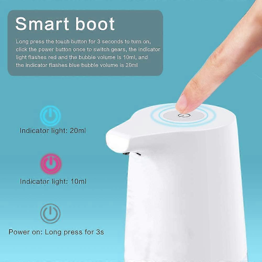 350ml Automatic Touchless Foam Soap Dispenser, Hand Sanitizer Dispenser ...