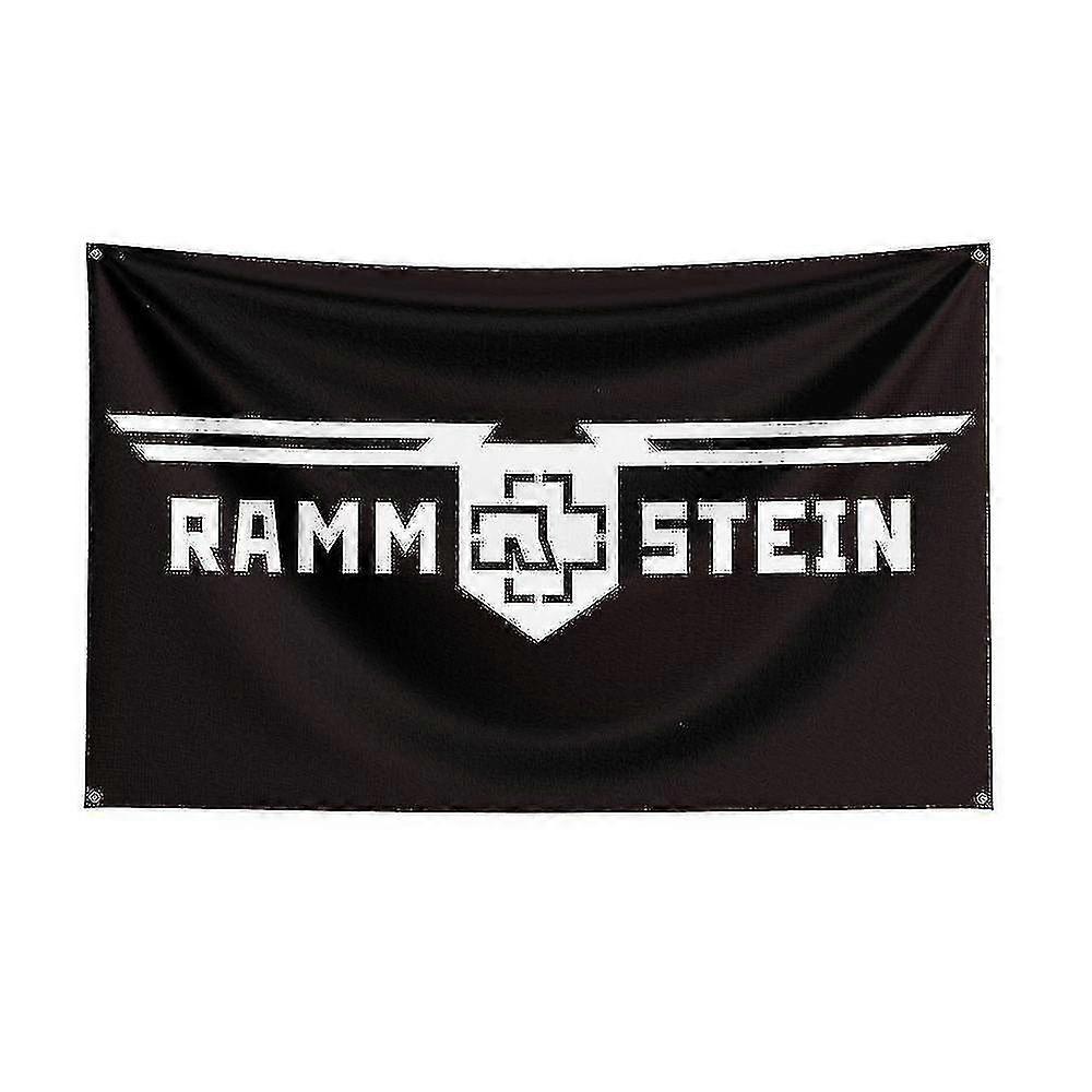3x5ft Rammste Rock Band Flag Polyester Digital Printing Music ...