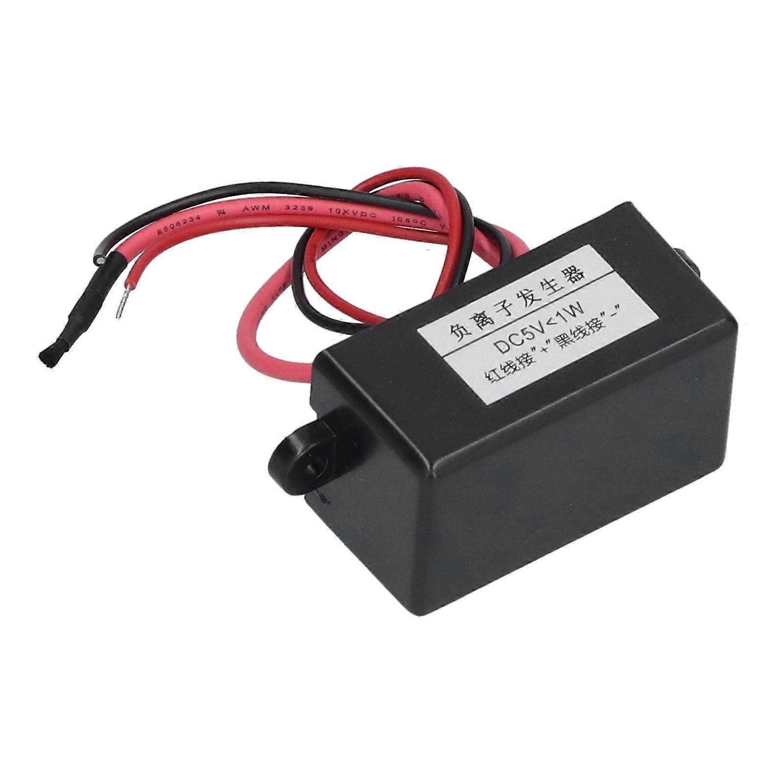 Negative Ion Generator Mini Air Purifier Black Ionizer Generator Module ...