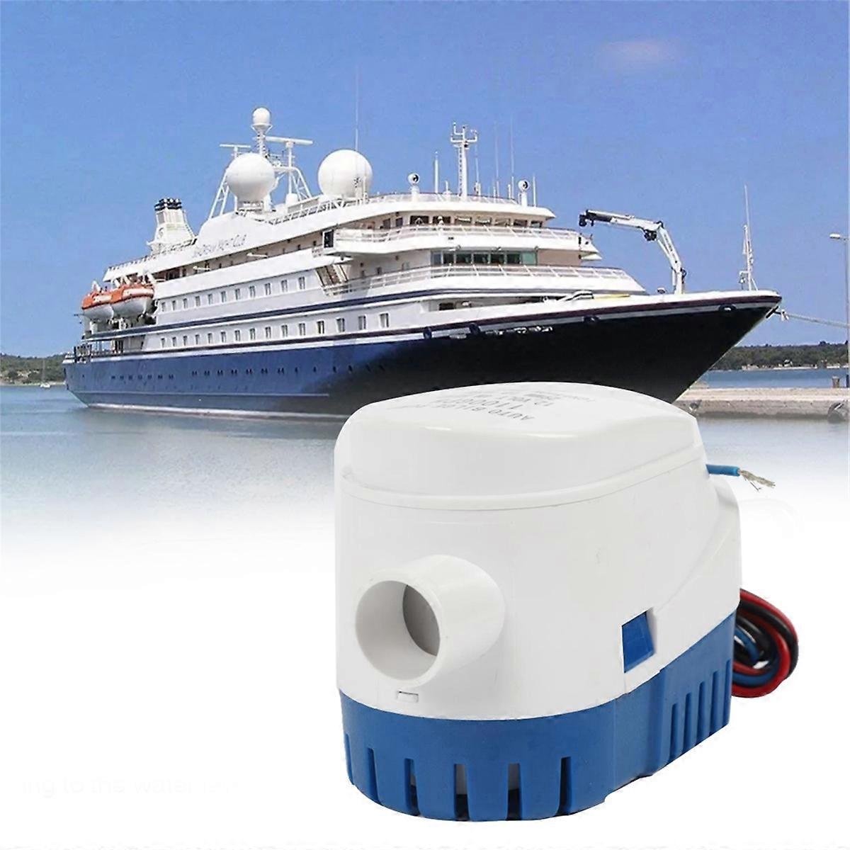 12V Bilge Pump 1100GPH Automatic Boat Marine Water Pump Submersible ...