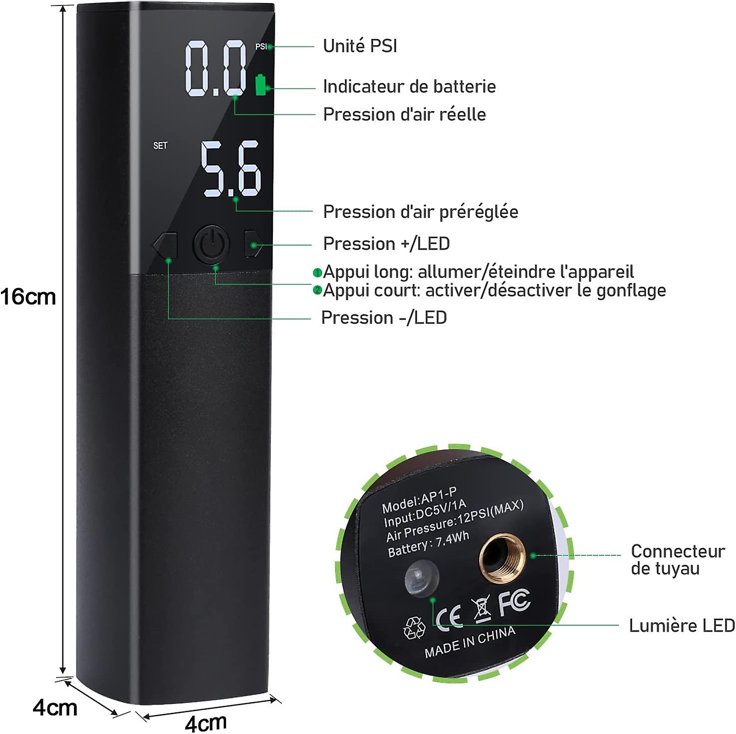 Automatic Electric Ball Pump Portable Ball Inflator For Inflatable Buoy ...