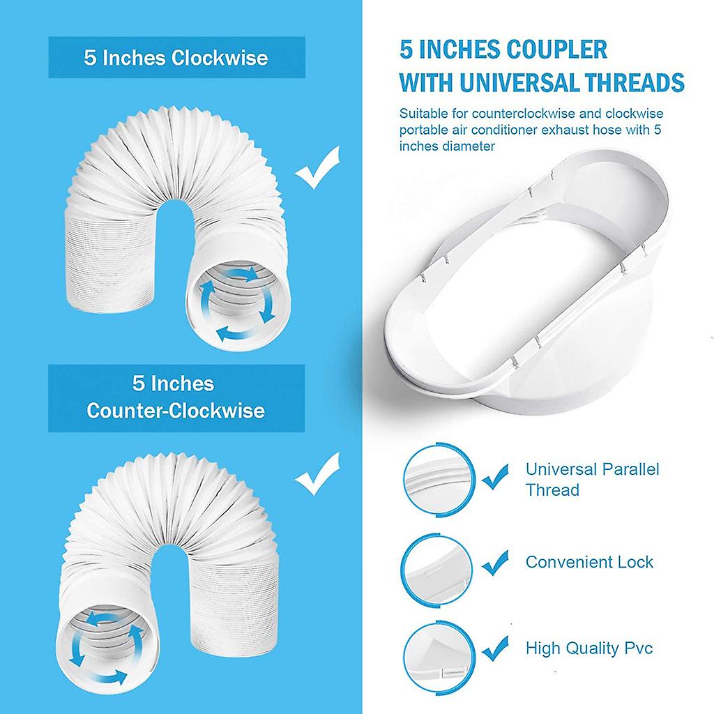 Universal Window Adaptor Kit Tube Connector for Portable Air ...