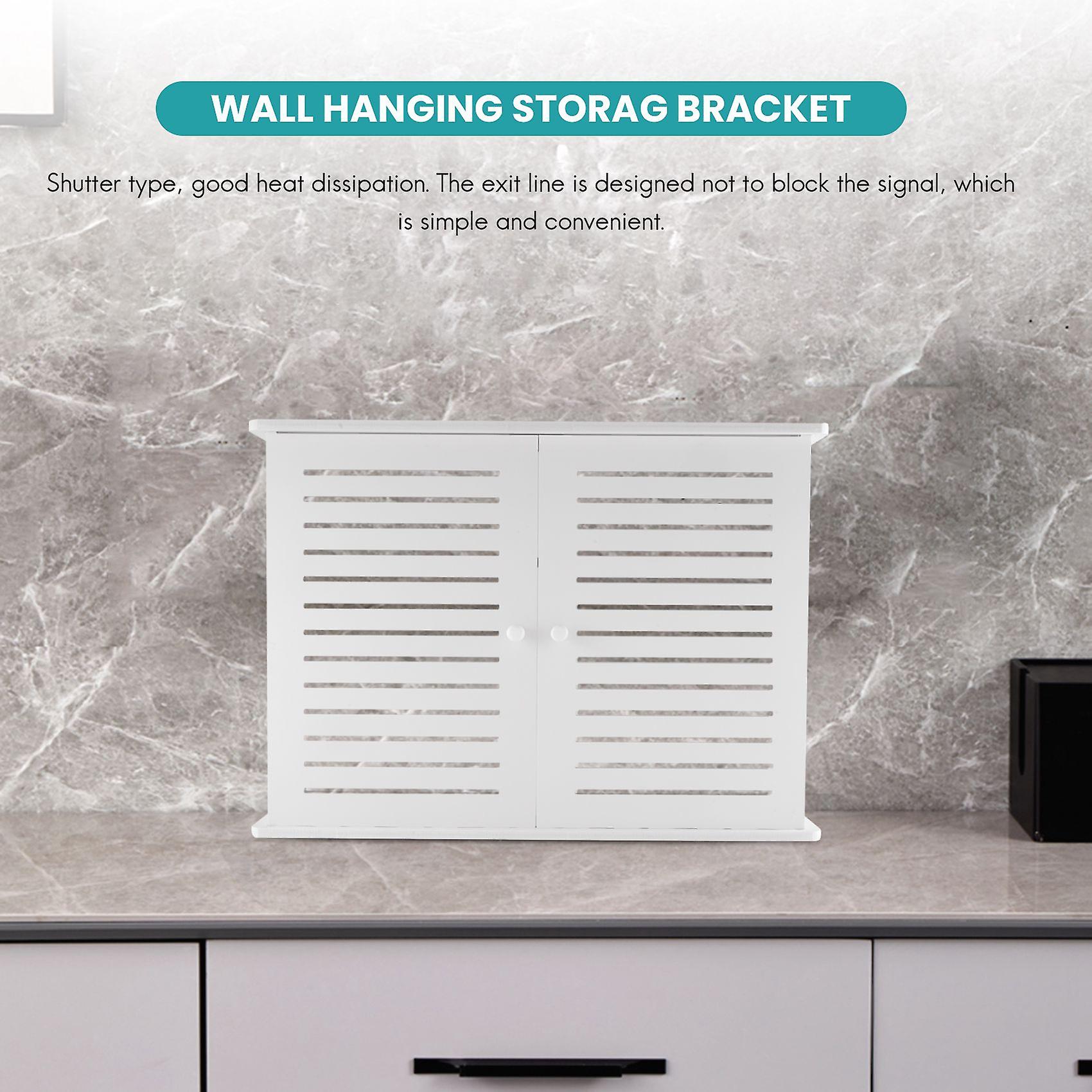 Trådløs Wifi Router Opbevaringsbokse Trækasse Kabel Kabelbeslag Væg ...