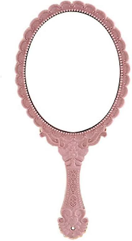 Vintage Hand Mirror - Oval Floral Makeup Mirror Hand Mirrors - Compact ...