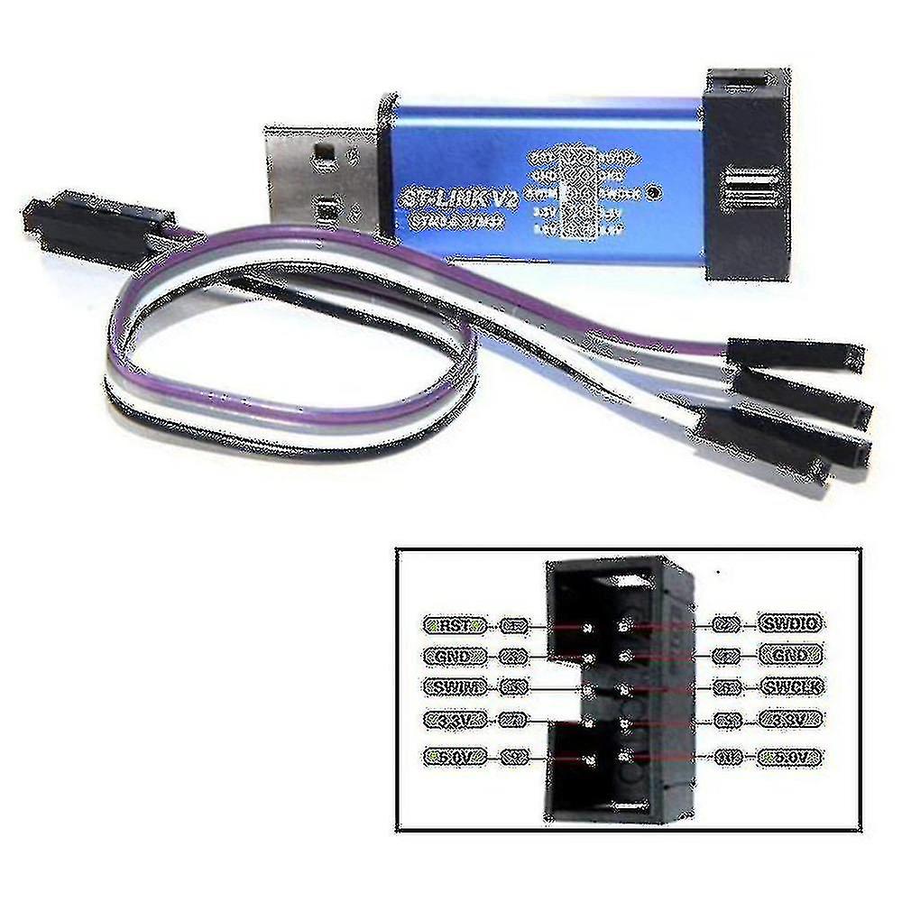 St-link V2 Programming Unit Emulator Downloader + 40pin Stm32f103c6t6 ...