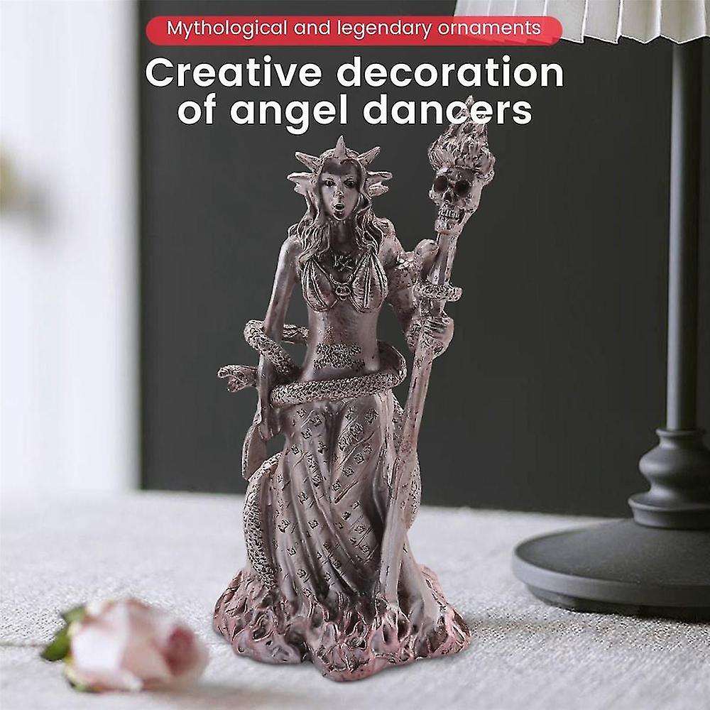 Greek Goddess White Sorceress Figurine Hekate Necromancy Deity Powerful ...